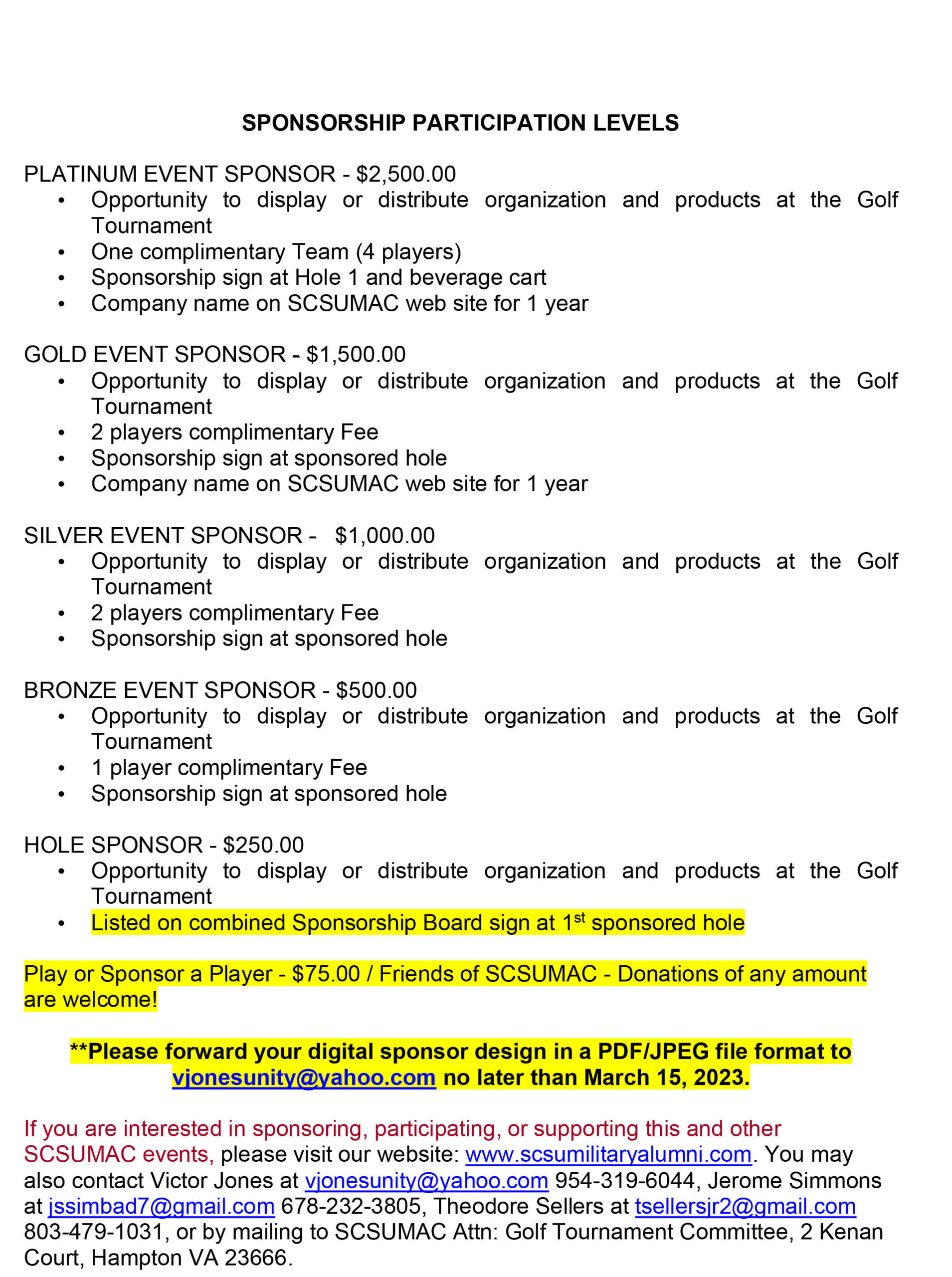 Welcome Letter – SCSU Military Alumni